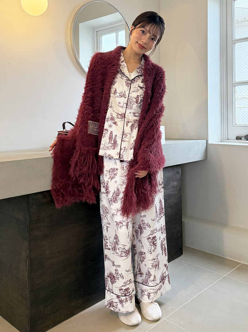 Warm Satin】ホリデージュイ開襟シャツ(シャツ＆ブラウス)｜スナイデル