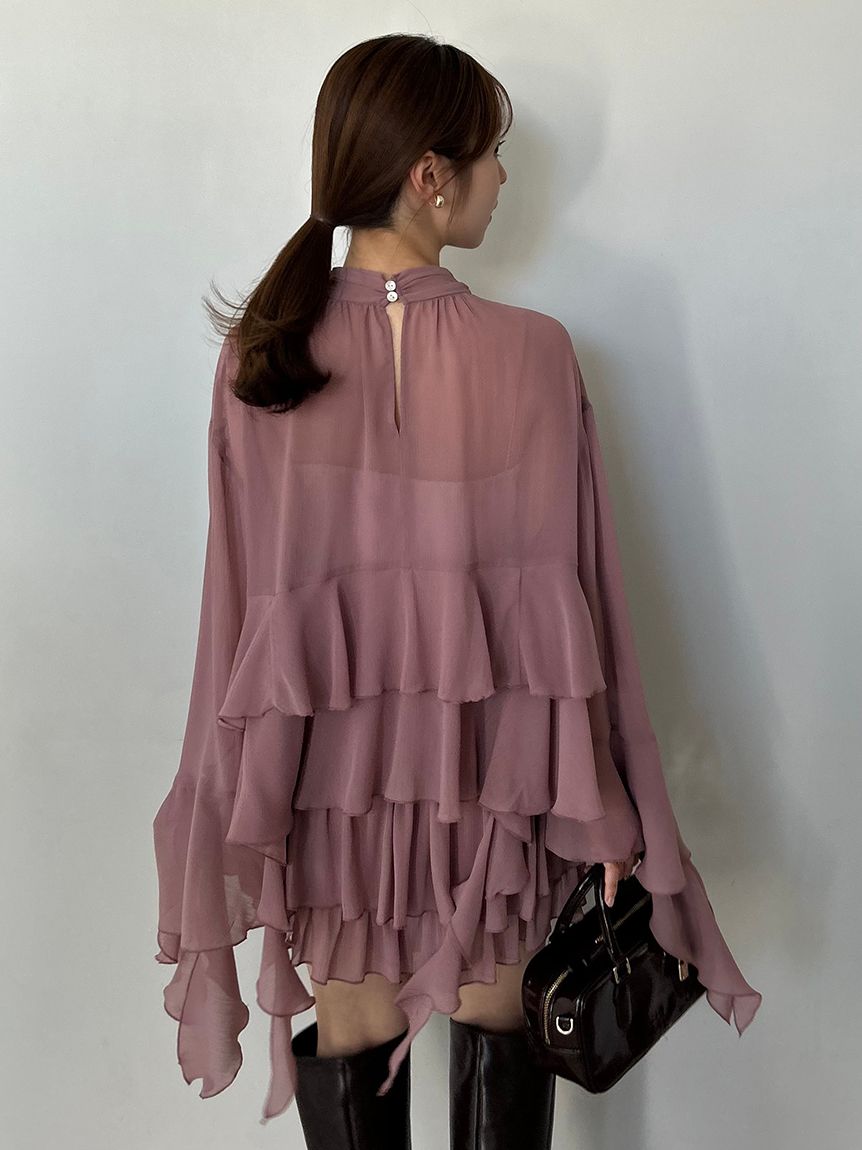 リップルラインブラウス(シャツ・ブラウス)｜トップス｜SNIDEL