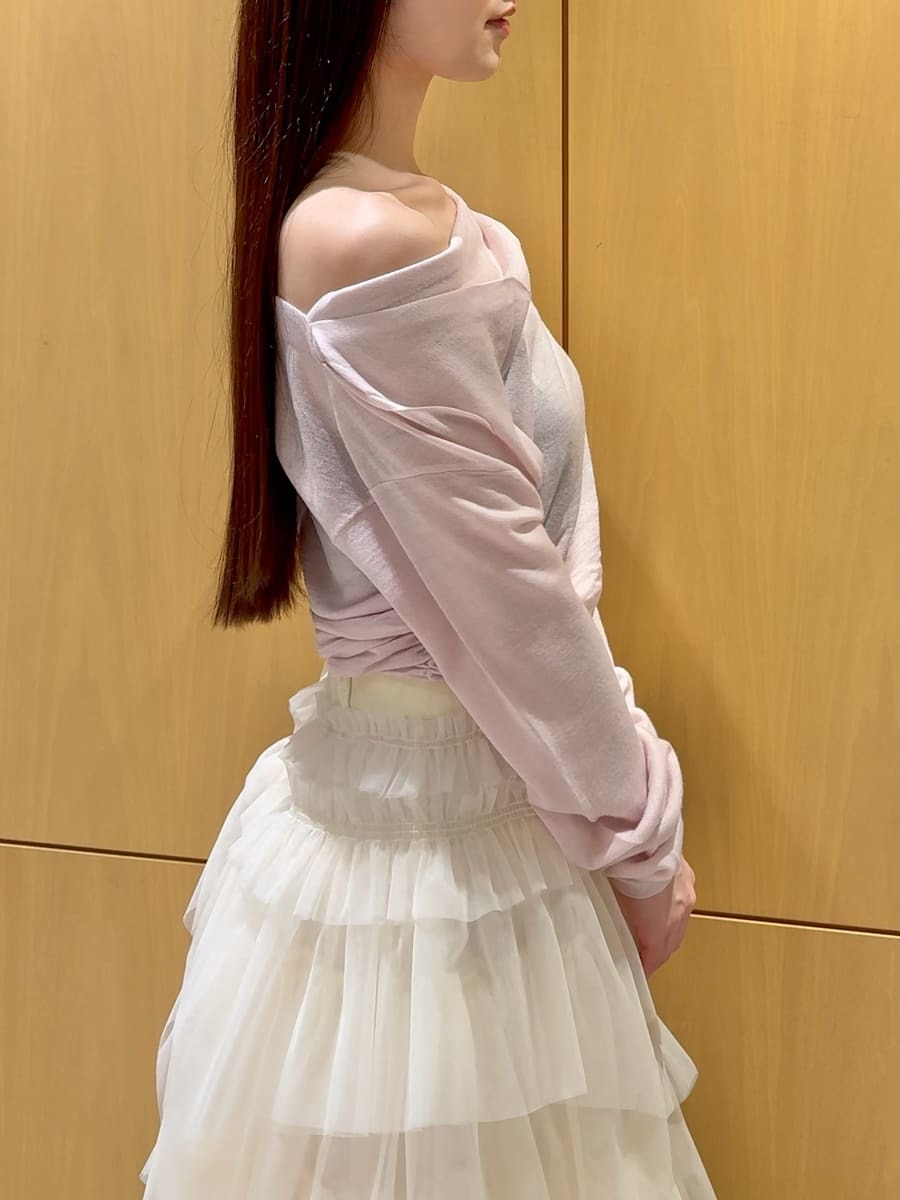 ドレープニットトップス(ニット)｜トップス｜SNIDEL(スナイデル)の通販